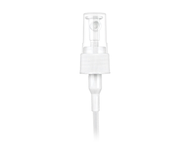 24-410 White Fine Ribbed Regular Mist Sprayers 7.625" Dip Tube .7ml ...