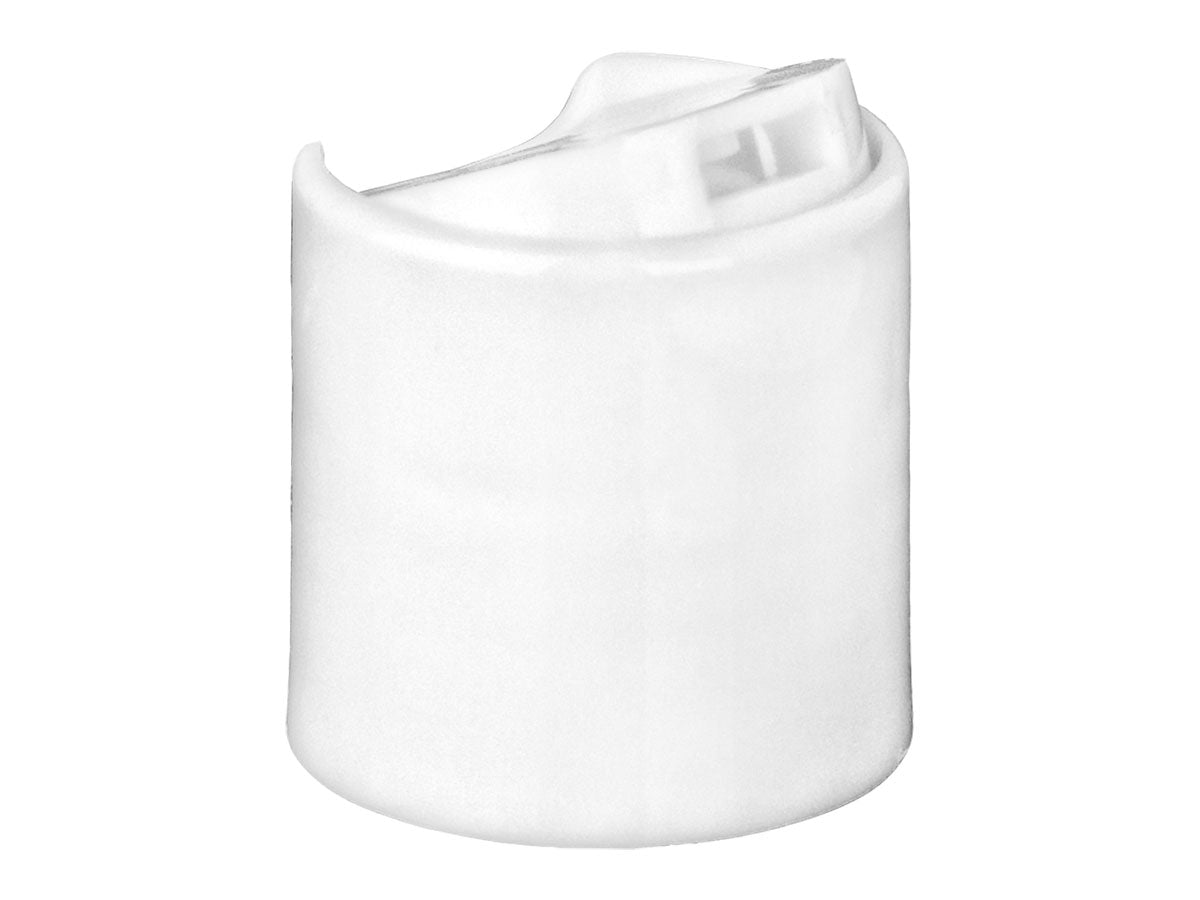 24-410 White Smooth PP Plastic Disc Top Cap (Pressure Sensitive Liner ...