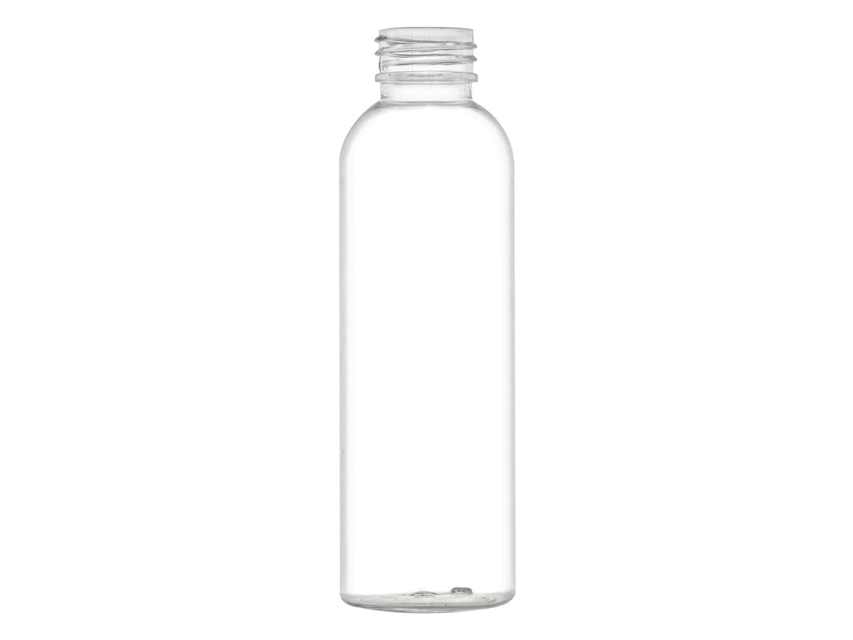 4 oz Clear 24-410 PET Bullet Round Plastic Bottle - Citadel Packaging