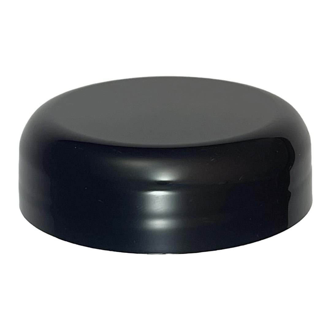 48-400 Black Dome Plastic Cap (No Liner) - Citadel Packaging