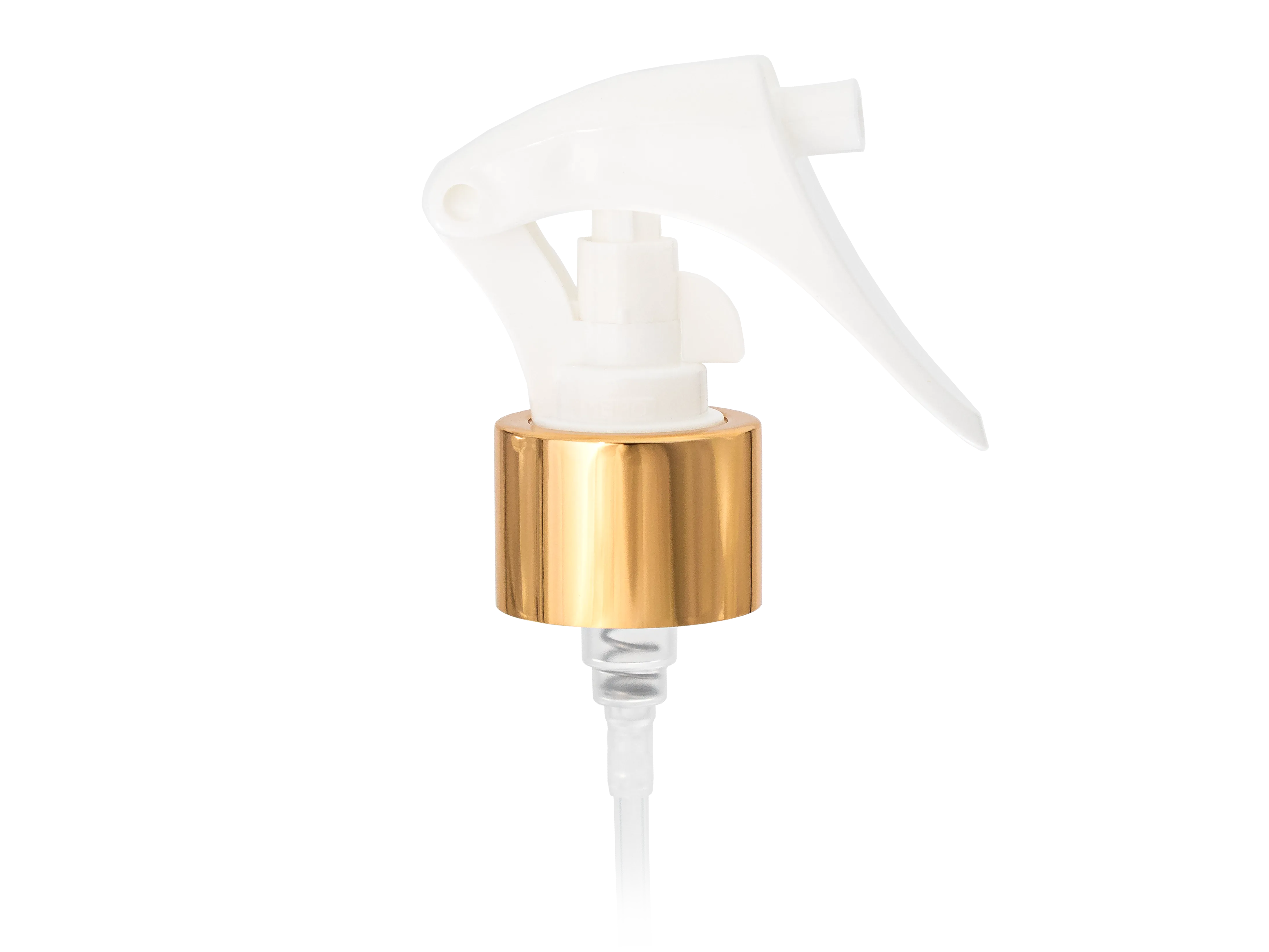 24-410 Gold/White Metal Shell Fine Mist Mini Trigger Style Sprayer (7 ...