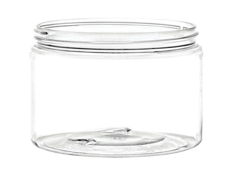 12 oz Clear 89-400 Straight-Sided Plastic Jar PET - Citadel Packaging