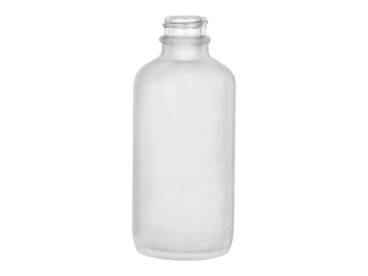 4 oz Frosted Glass Boston Round 22-400 - Citadel Packaging