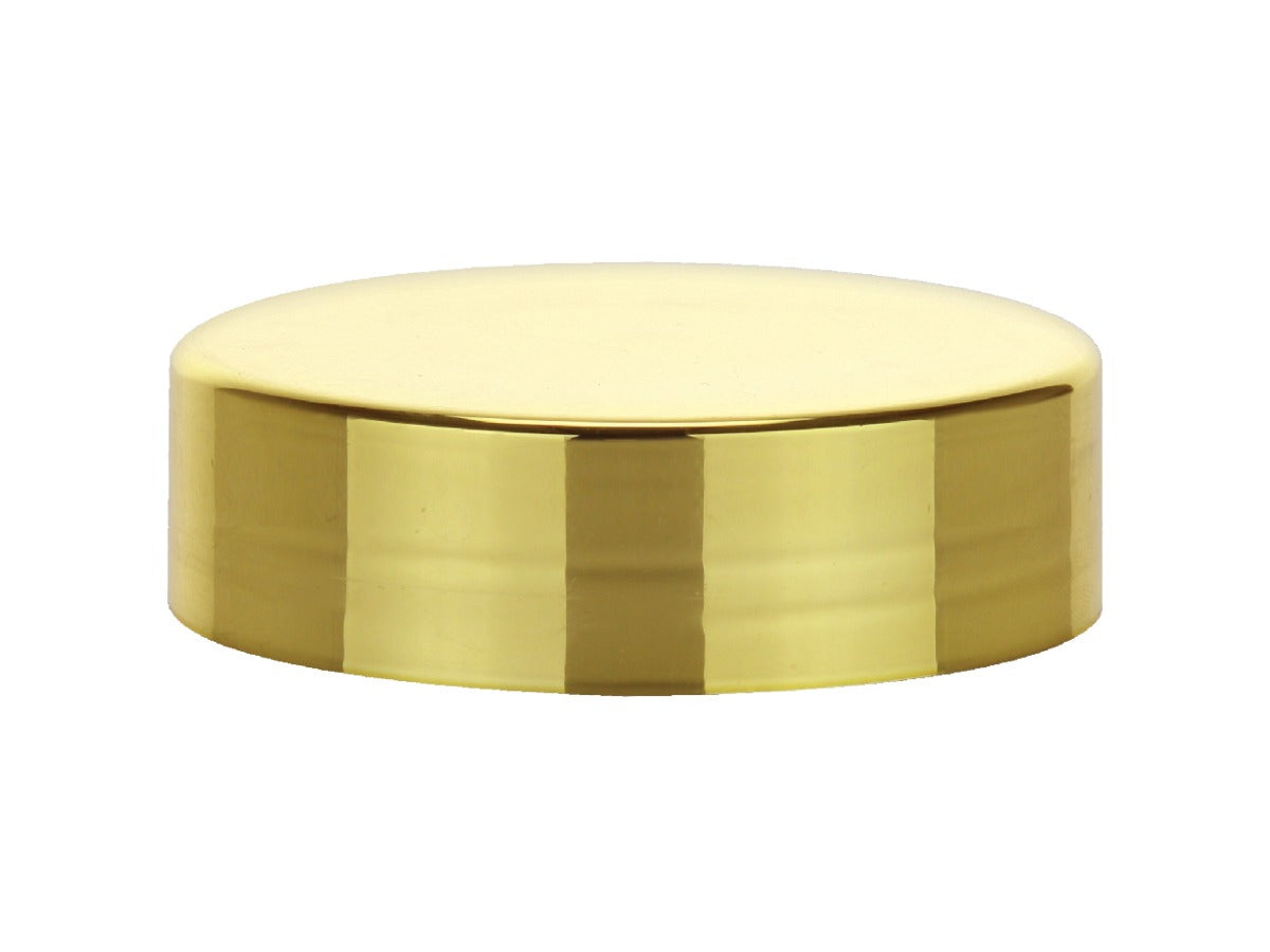 53-400 Gold Smooth ABS Metallized Cap (Foam Liner) - Citadel Packaging
