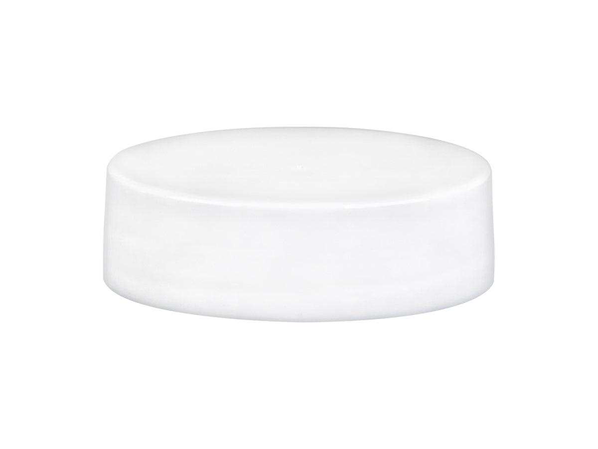 33-400 Smooth White Plastic Cap (No Liner) - Citadel Packaging