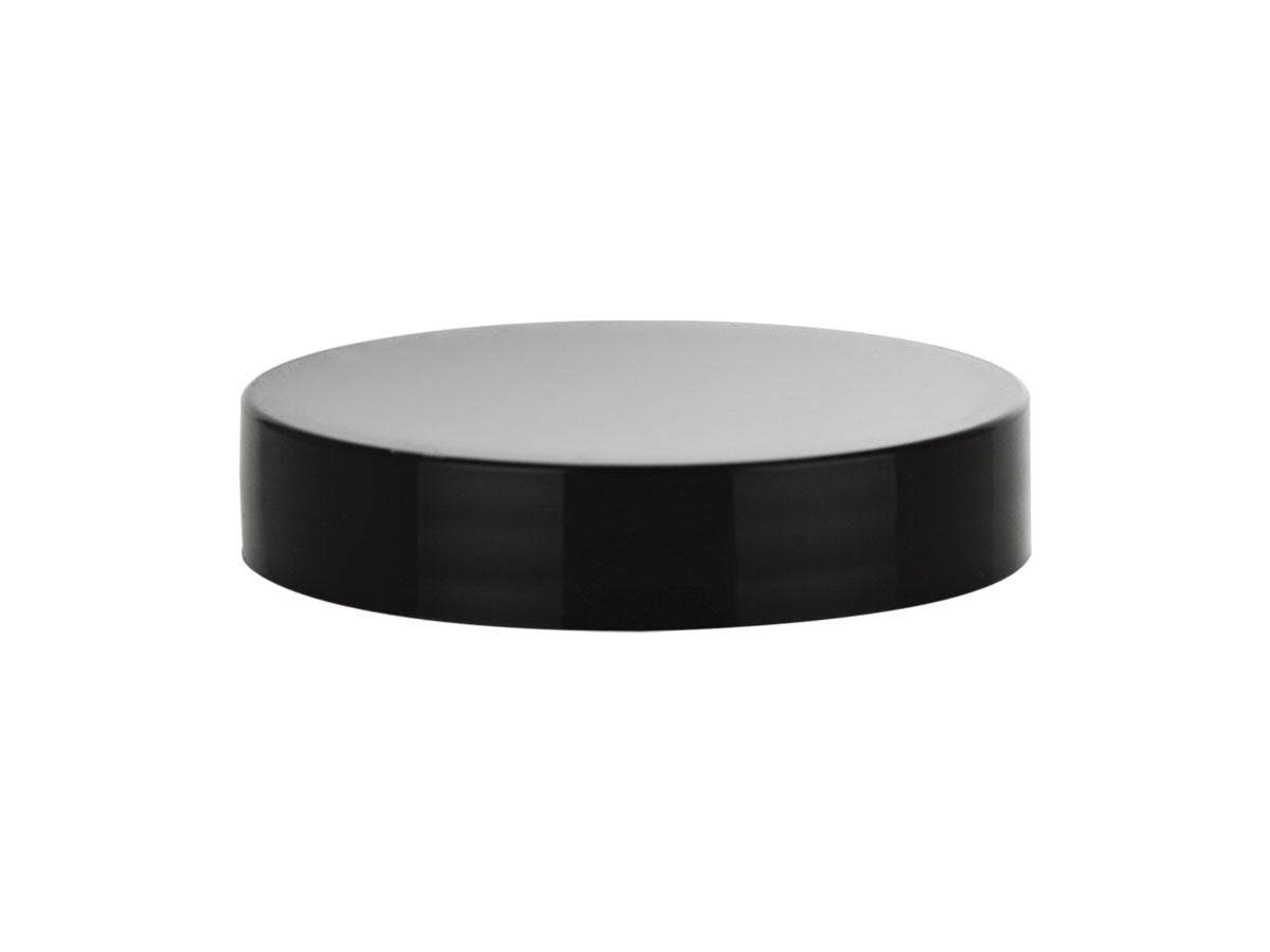 48-400 Smooth Side Black Plastic Cap (Linerless) - Citadel Packaging